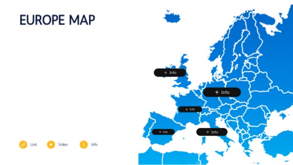 EUROPE MAP NEGATIVE SPACE