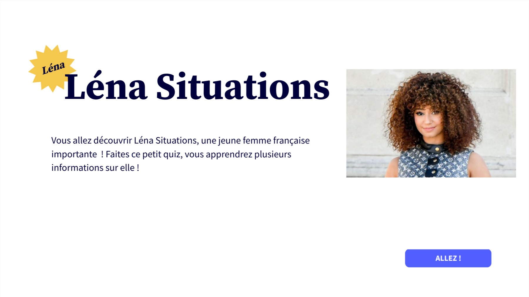 Quiz essentiel Léna situations
