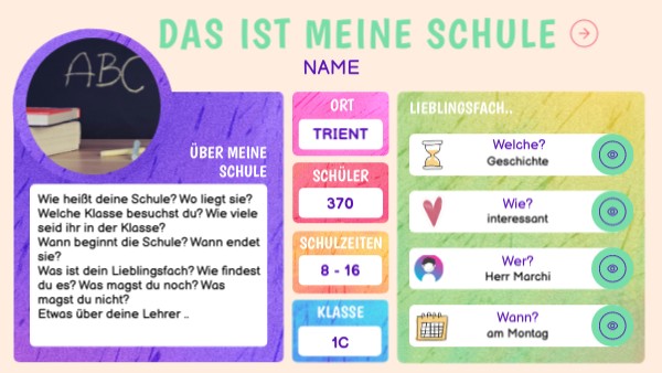 Das ist meine Schule | Genially