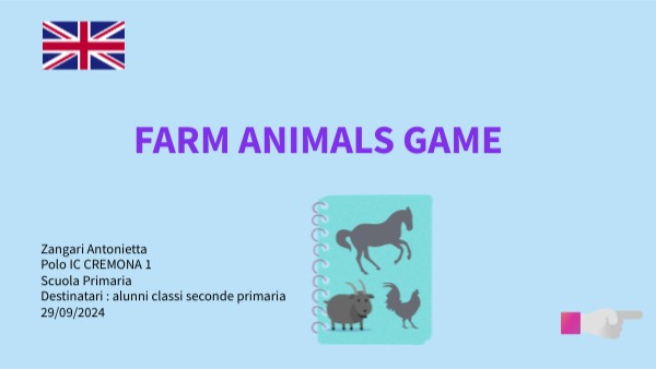 Farm Animals GAME | Genially