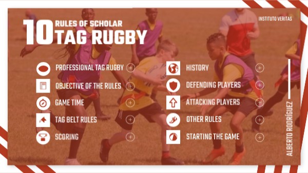 TAG RUGBY RULES | Genially