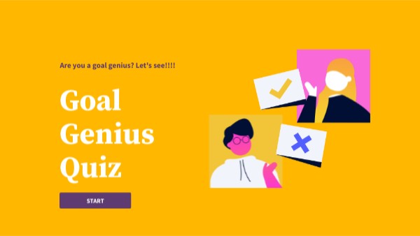 Goal Setting Quiz | Genially
