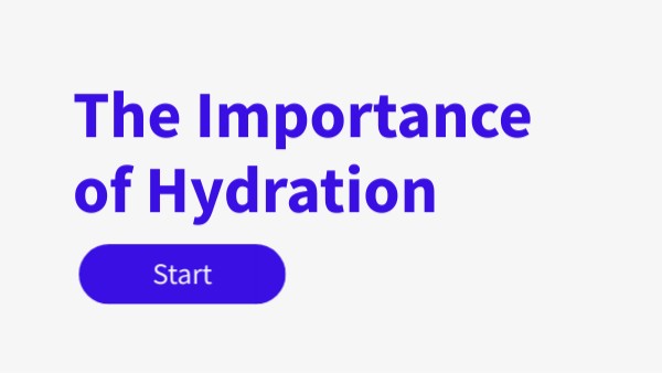 The Importance of Hydration