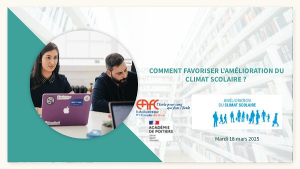 EAFC - Améliorer le climat Scolaire | Genially