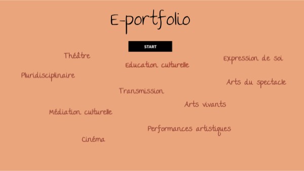 Portfolio design numérique Microsite