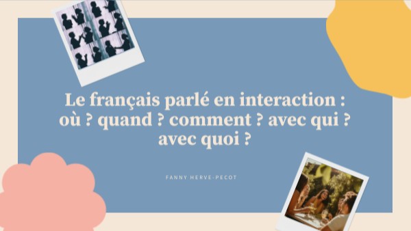 Séminaire Interactions | Genially