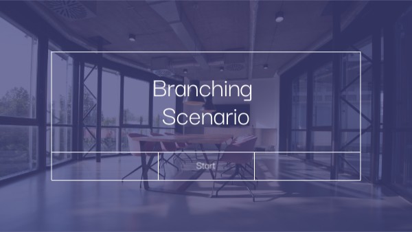 Branching scenario | Genially