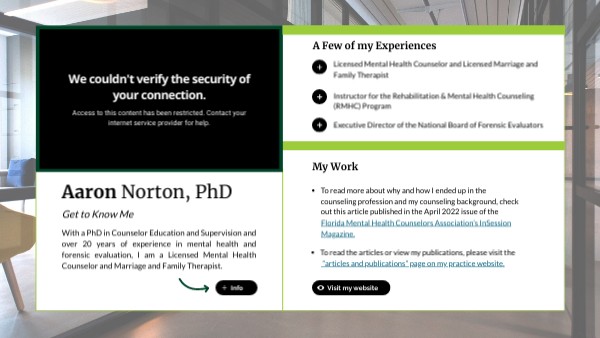 Meet Your Instructor Infographic