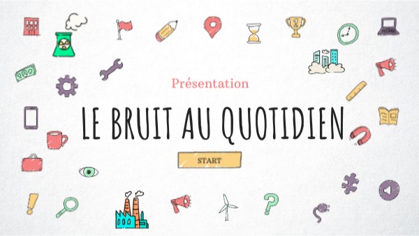 Le bruit au quotidien | Genially