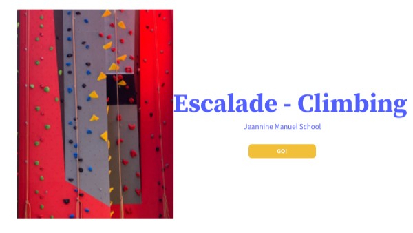 escalade - Jeannine Manuel School