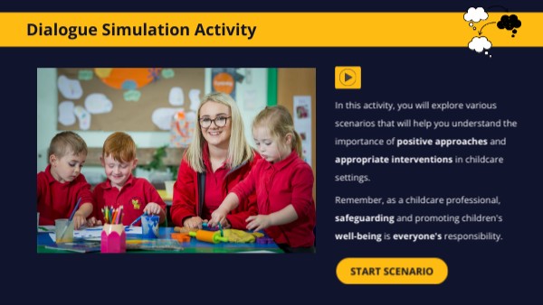 Dialogue Simulation Example (ENG) | Genially