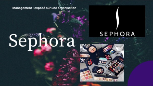 Exposé sur séphora | Genially