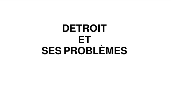 Détroit | Genially
