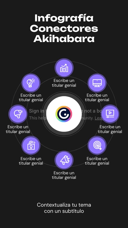 Infografía Conectores Akihabara Móvil | Genially