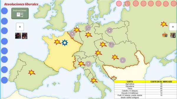 GAMIFICACIÓN. REVOLUCIONES LIBERALES EN EUROPA | Genially