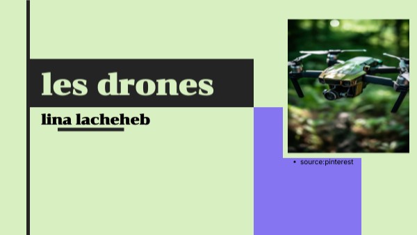 expose sur les drones