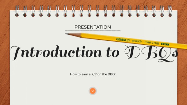 Intro to DBQs - SLIDES ONLY