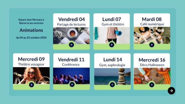 programme du 04 au 25 octobre 2024