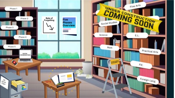 Focused Note-Taking Library | Genially