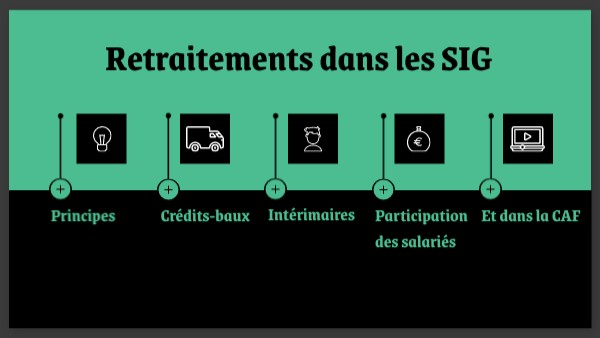 finance SIG retraitements