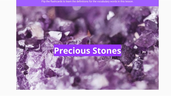L5 Gemstones Flashcard