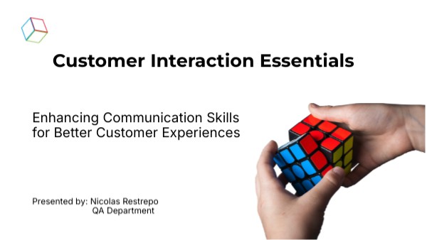 Customer experience ST | Genially