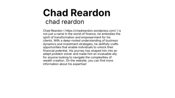 Chad Reardon