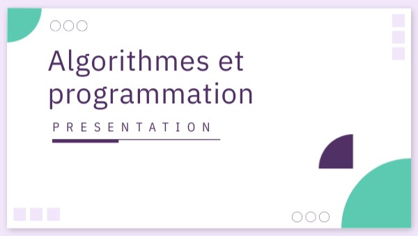 Présentation des formes basiques
