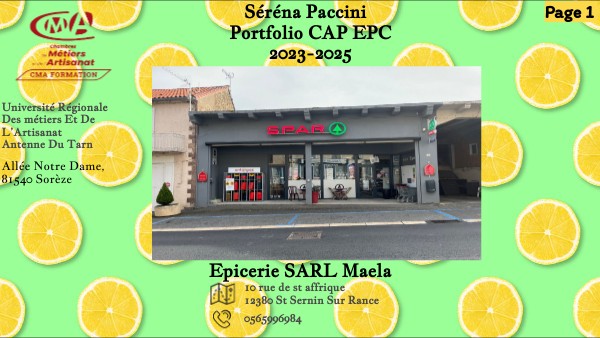 portfolio SERENA | Genially