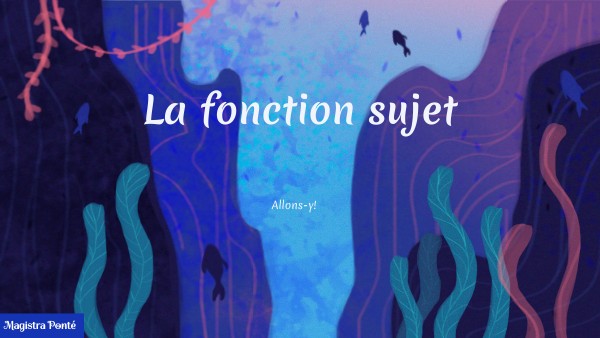 FONCTION SUJET séq Odyssée