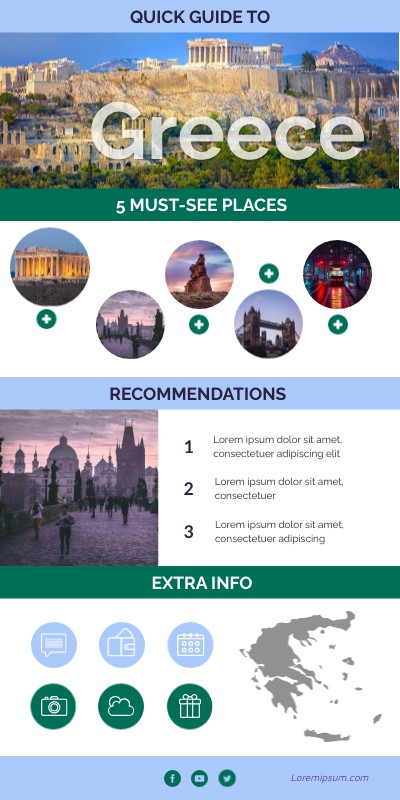 TRAVEL GUIDE INFOGRAPHIC