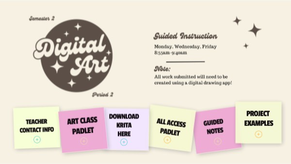 2025 Digital Art Semester 2 | Genially