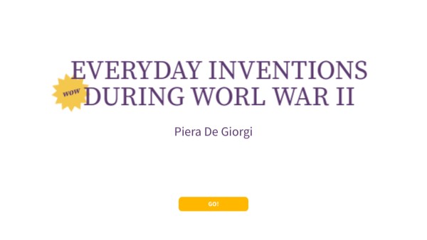 EVERYDAY INVENTIONS DURING WORLD WAR II