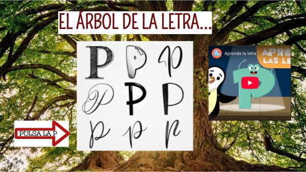 EL ÁRBOL DE LA LETRA...P | Genially