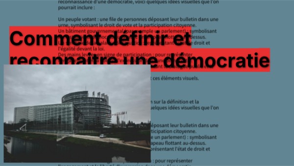 comment définir une démocratie
