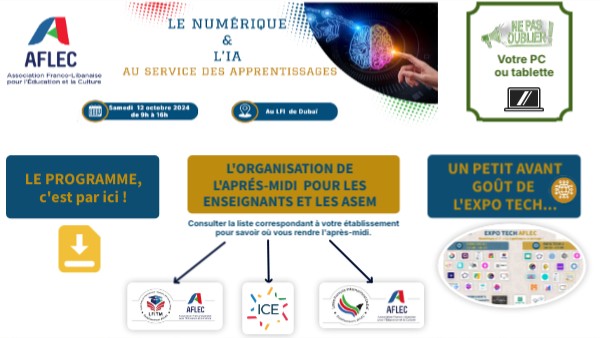 SEMINAIRE AFLEC 2024 | Genially