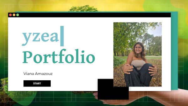 Portfolio design numérique Microsite