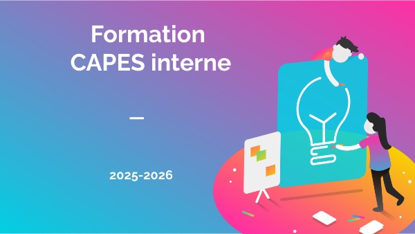 Formation CAPES interne | Genially