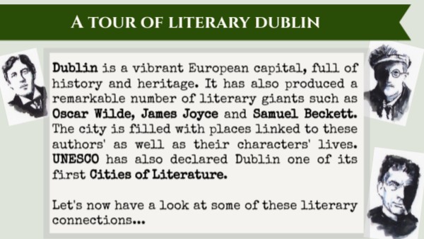 A tour of literary Dublin