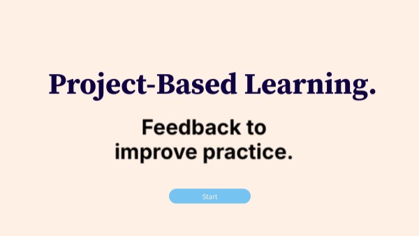 Elements of Project Based Learning