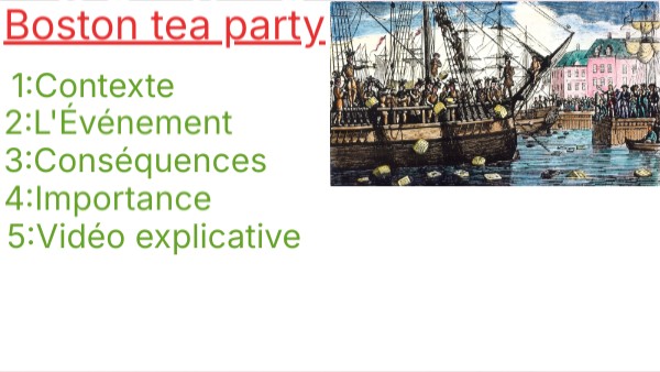 Boston tea party