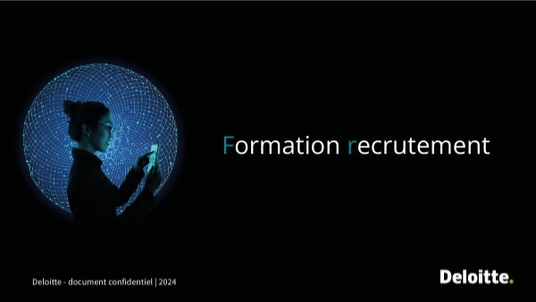 Présentation - Formation Recrutement