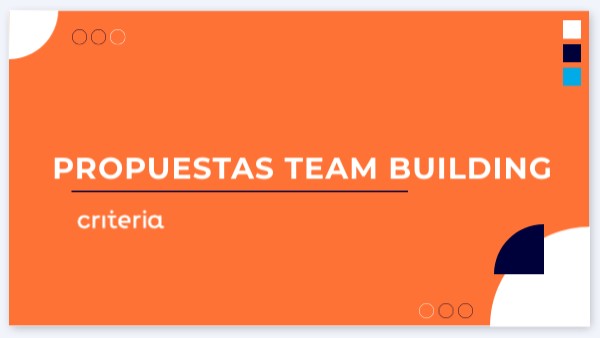 PROPUESTA TEAM BUILDING | Genially
