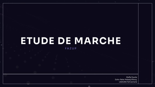 Présentation technologie numérique