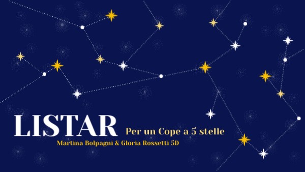 PRESENTAZIONE LISTAR | Genially
