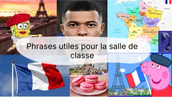 Phrases utiles pour la salle de classe