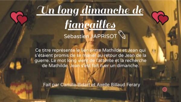 Un long dimanche de fiançailles | Genially