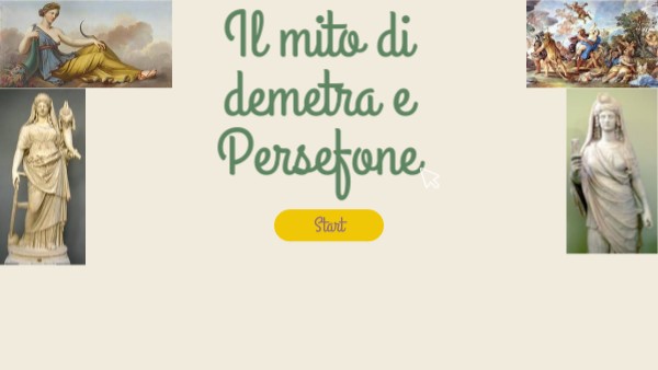 il mito di demetra e persefone