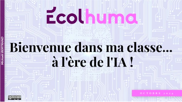 Soirée Ecolhuma | Genially