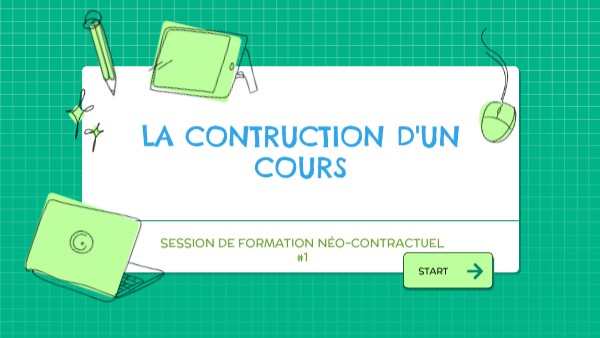 La construction d'un cours | Genially